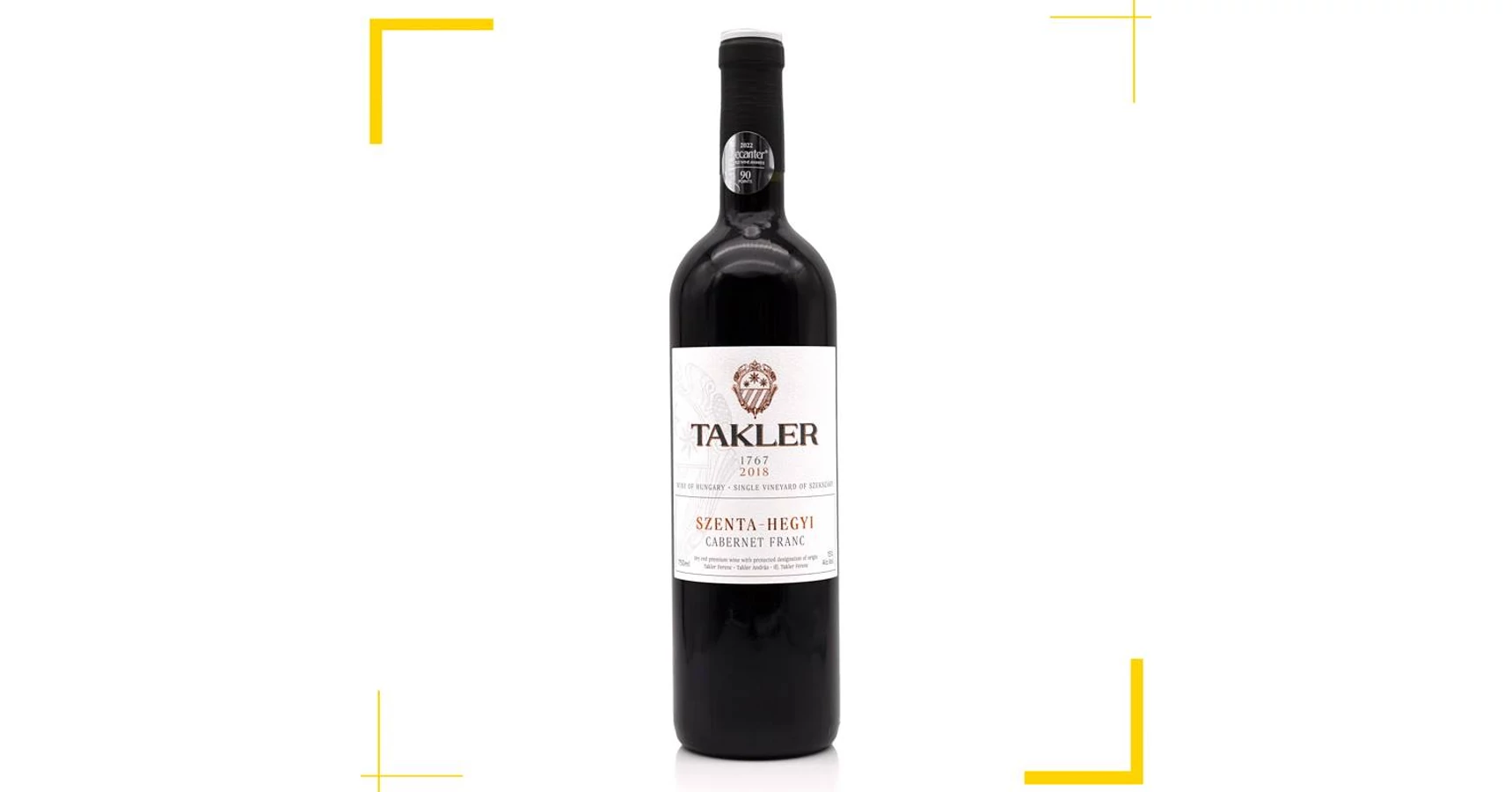 Takler Pince Szenta-hegyi Cabernet Franc 2018 vörös szekszárdi bor Takler Pince Szenta-hegyi Cabernet Franc 2018 vörös szekszárdi bor