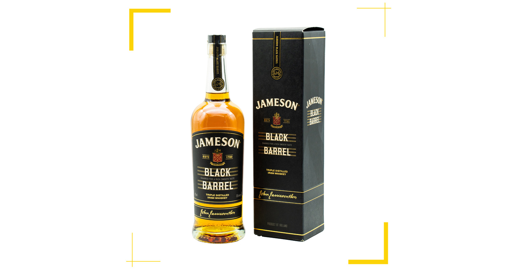 Jameson Black Barrel Whiskey díszdobozban (40% - 0,7L)